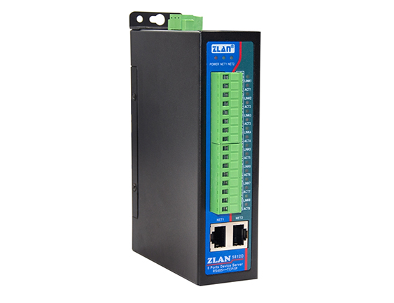ZLAN5812D Rail type 8 Serial port server /Modbus Gateway