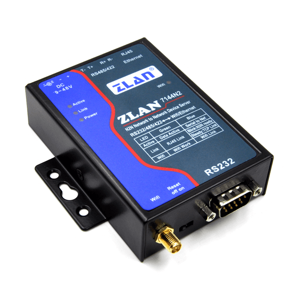 High Performance Industrial Wifi Serial Device Server, RS232/RS485 ...